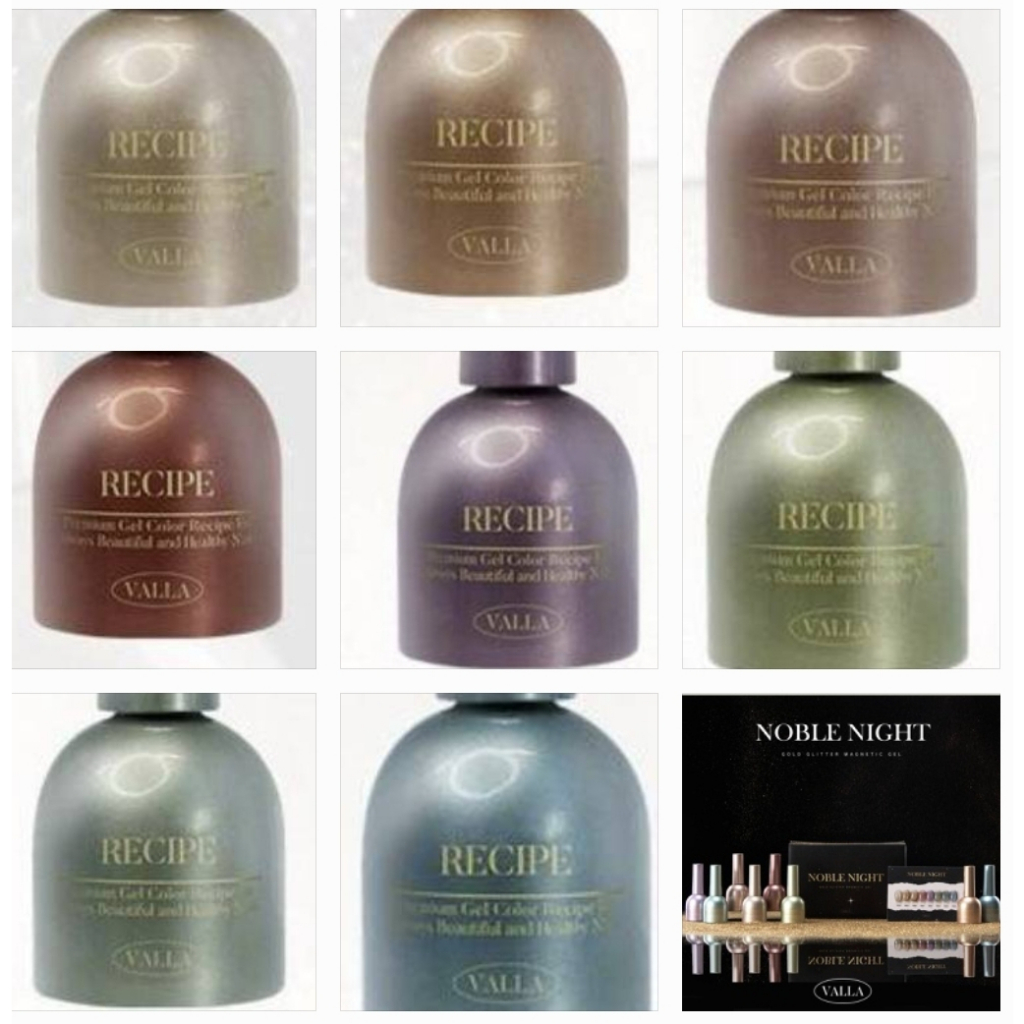 แยกขายสีเจลเกาหลีValla Noble Night collection 8 สีCateye 🇰🇷ของแท้จาก ...