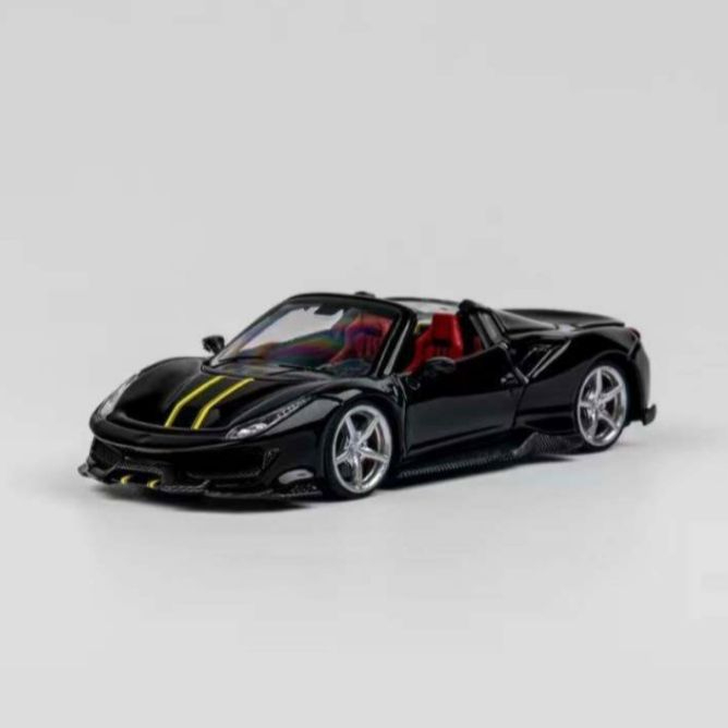 Novitec 488 roadster Yellow/black 1:64 (TPC) | Shopee Thailand