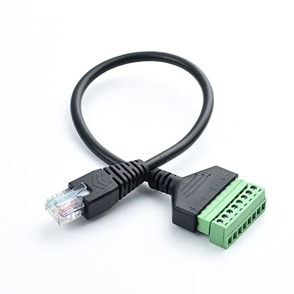 RJ45 Screw Terminal,RJ45 Male to 8 Pin Screw Terminal Connector,RJ45 ...