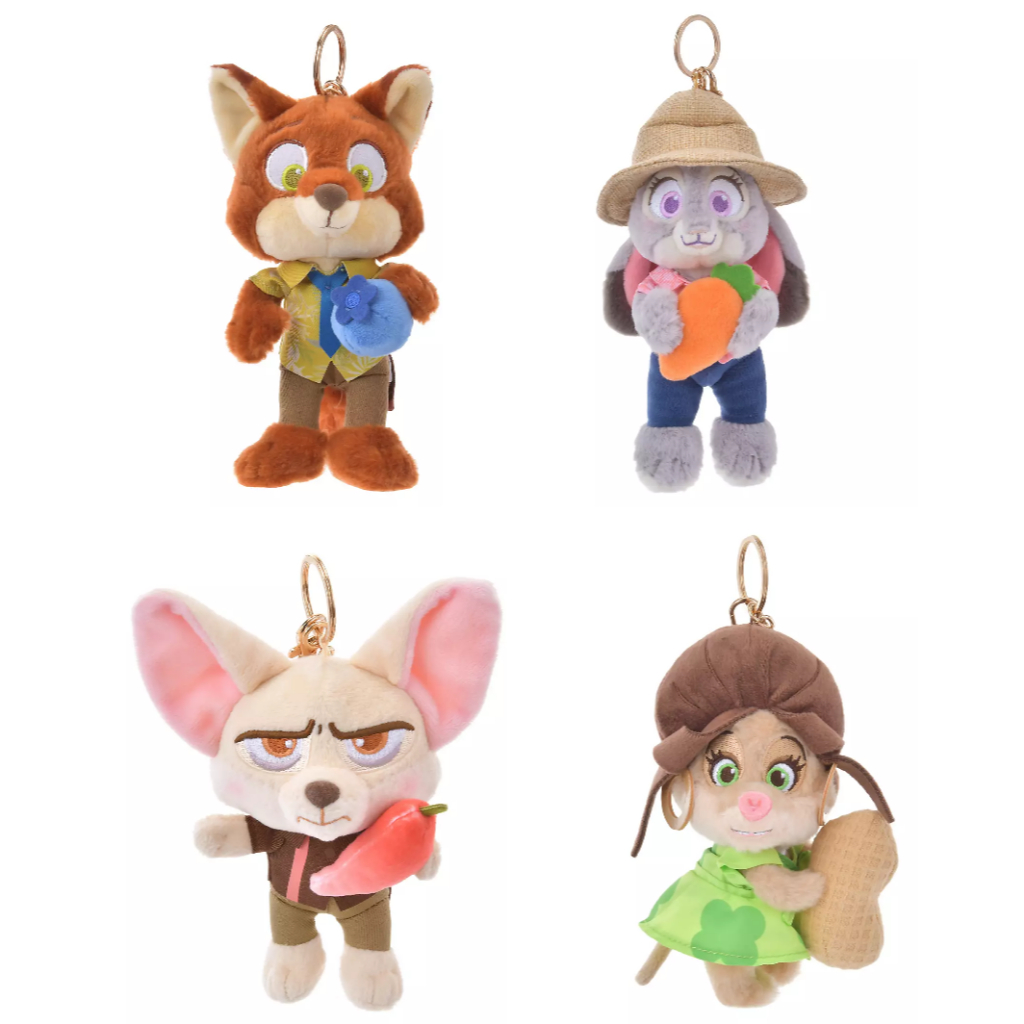 [Direct from Japan] Disney Plush doll Keychain Zootopia HARVEST Japan ...