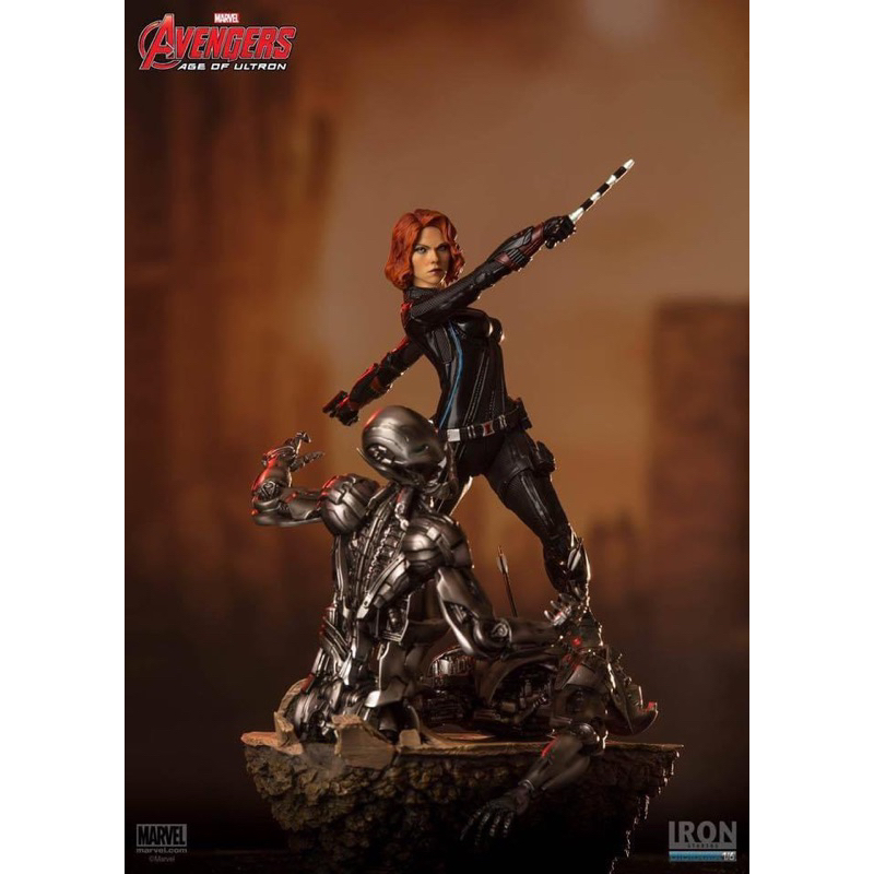มือสอง 1/6 Black Widow marvel age of ultron Iron studios polystone ...
