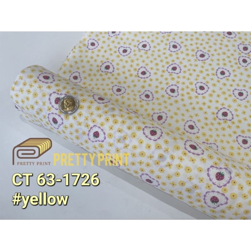 คอตต้อน100%พิมพ์ลาย CT 63-1726 (ขายเป็นหลา) | Shopee Thailand