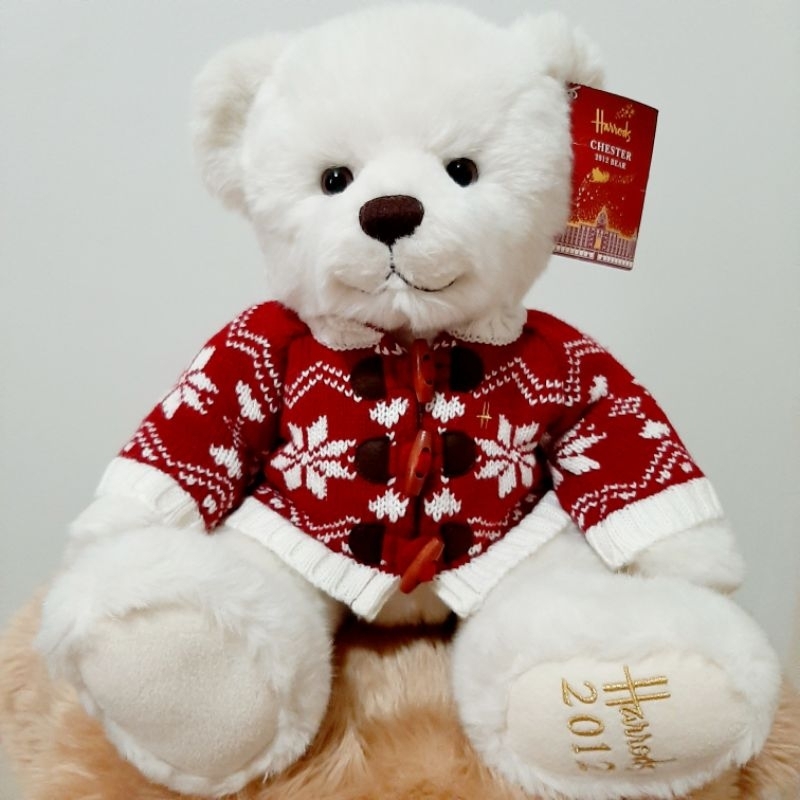 ตุ๊กตาหมี Harrods Christmas Teddy Bear 2012 | Shopee Thailand