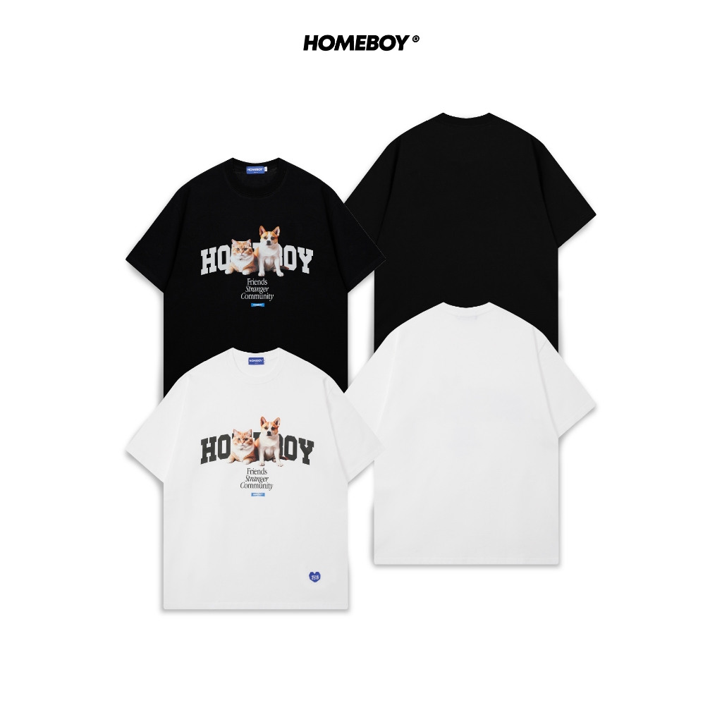 HOMEBOY เสื้อยืด UNISEX รุ่น HB.BUDDY.PET | Shopee Thailand