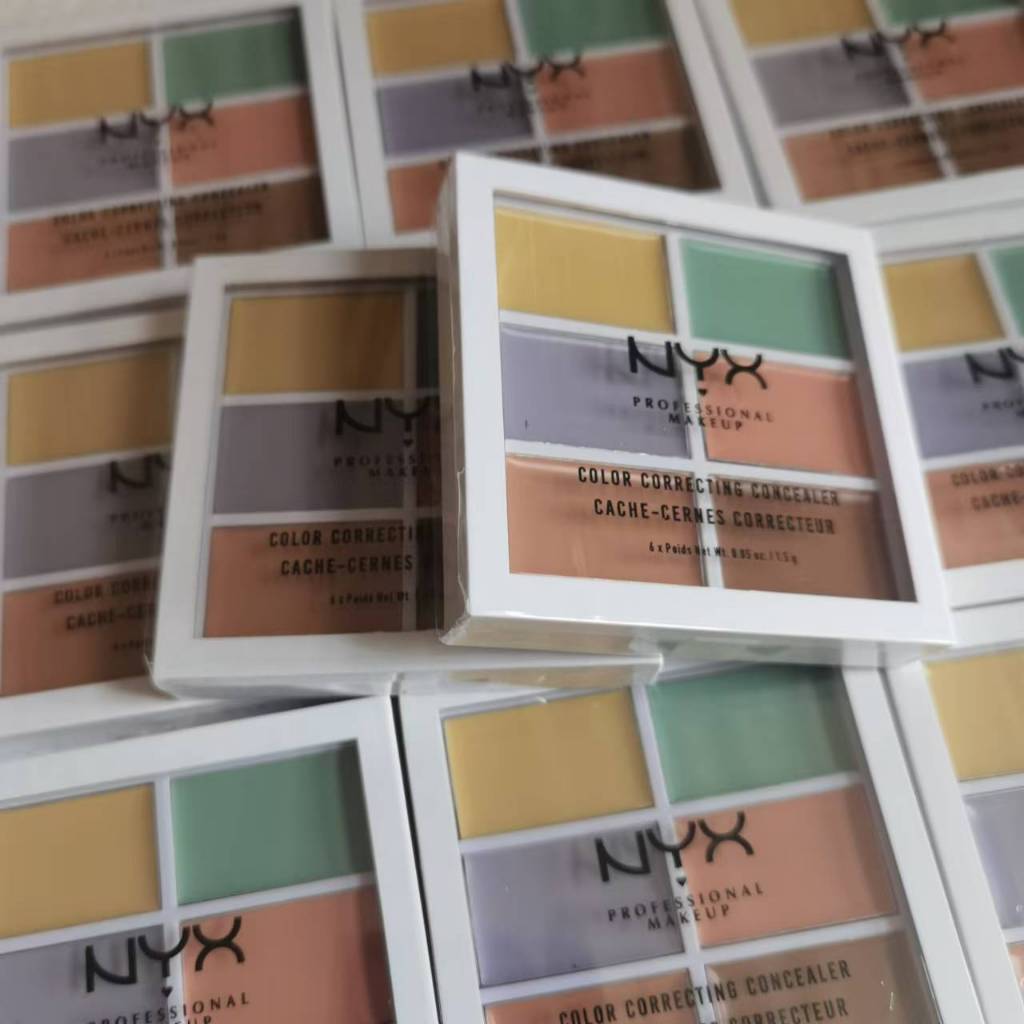 NYX Six Color คอนซีลเลอร์พาเลท 6 สี แต่งหน้าสีคอนซีลเลอร์ปกปิดรอย 6x1.5 ...