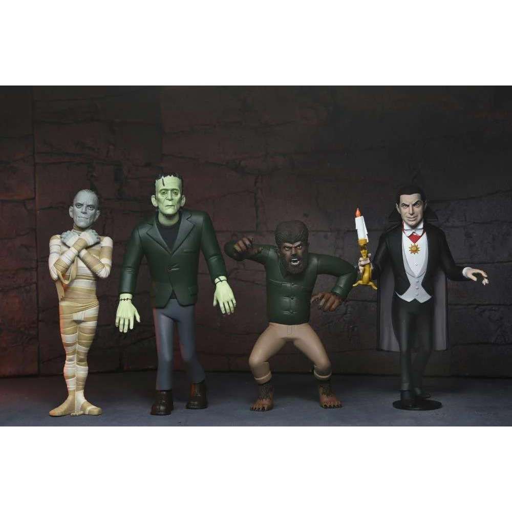 NECA Universal Monster : Toony Terrors Series 10 Asst (Dracula, Frankenstein, Wolf Man, Mummy ...
