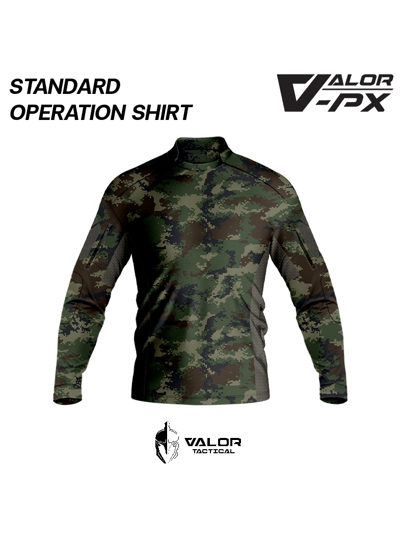 Valor PX Standard Operation Shirt, SOS (ลายพรางดิจิตอล ทหารเรือ) เสื้อ ...