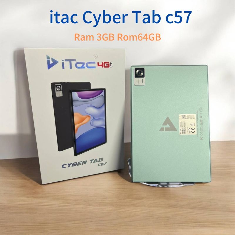แท็บเล็ต iTac Cyber Tab c57 (3+64) จอ10.1นิ้ว TABLET แท็บเล็ตเล่นเกมส์ แท็บเล็ตใส่ซิม แถมเคส+ฟิ ...