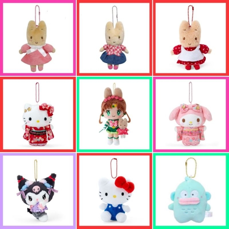 💚 แท้ 100% พวงกุญแจตุ๊กตา Sanrio keychain 💖 ตุ๊กตา Sanrio Original ...