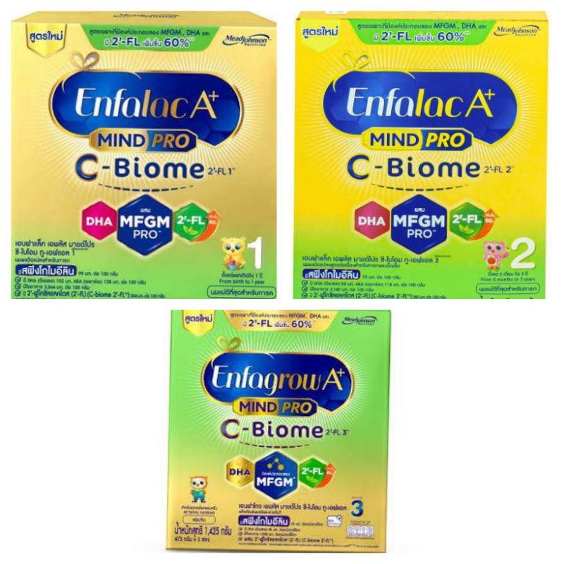 เอนฟา ซีไบโอม เด็กผ่าคลอดทานดี คลอดปกติก็ทานได้ Enfa A+ mind PRO C ...
