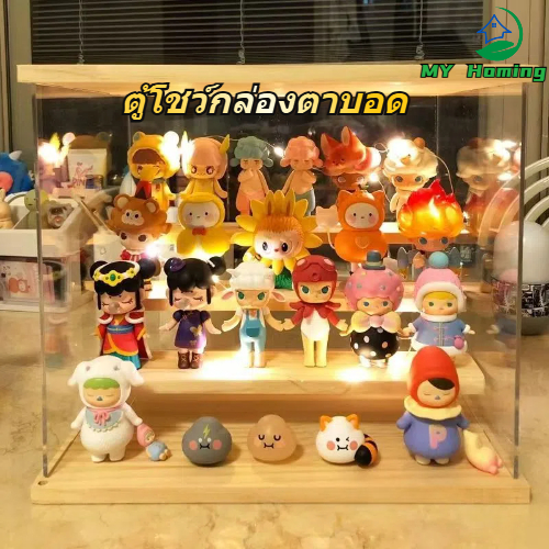 【COD】ชั้นวางโมเดล popmartกล่องฟิกเกอร์ ตู้โมเดล ตู้โชว์2/3/4/5ชั้น ของ ...