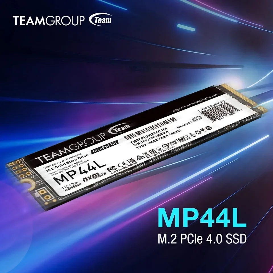 500GB | 1TB I 2 TB SSD TEAM GROUP MP44L SLC caché NVMe 1.4 PCIe Gen 4x4 M.2 2280 ประกัน 5 ปี ของ ...
