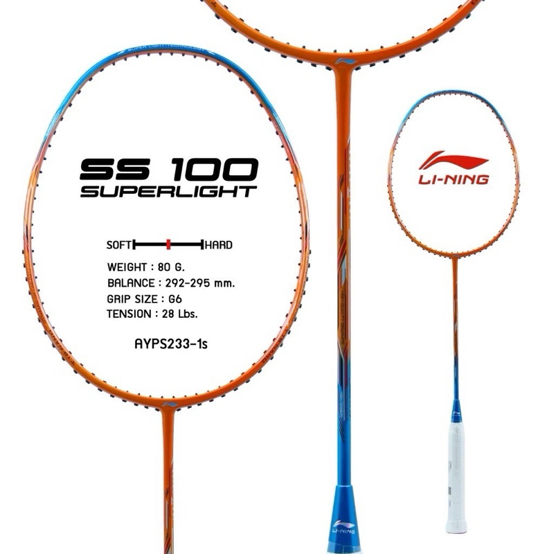 Hot!!!🔥🔥Li-Ning ไม้แบดมินตัน BADMINTON RACKET | SS100 SUPERLIGHT☁️ ...