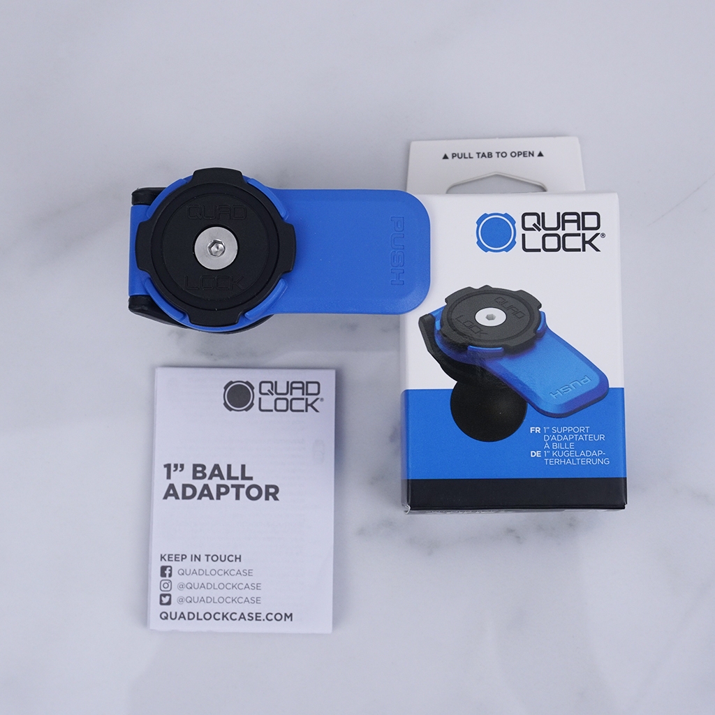 หัวบอล ยึดมือถือ Quad Lock - 1" Ball Adaptor For Motorcycle รับประกันสินค้าของแท้ 100% | Shopee ...