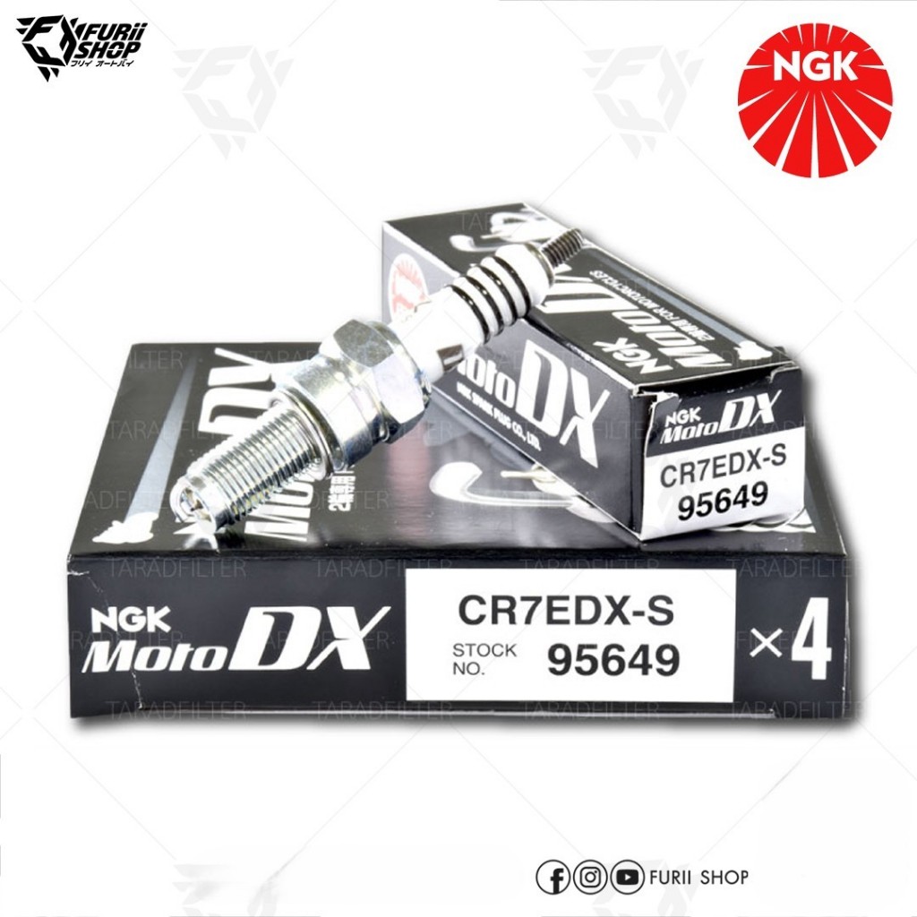 [ สามารถผ่อนชำระบัตรเครดิต/Spaylater ] หัวเทียน NGK MOTO DX CR7EDX-S ...