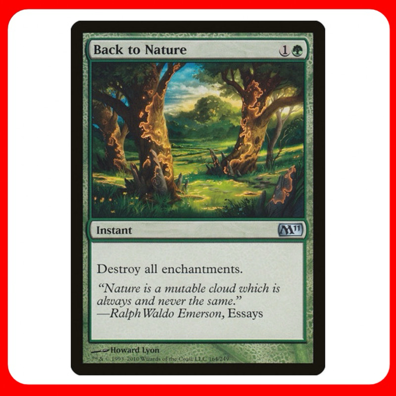 [MTG] Back to Nature [M11] [GREEN] [UNCOM] [NORMAL] [ENG] (การ์ดเมจิค ...