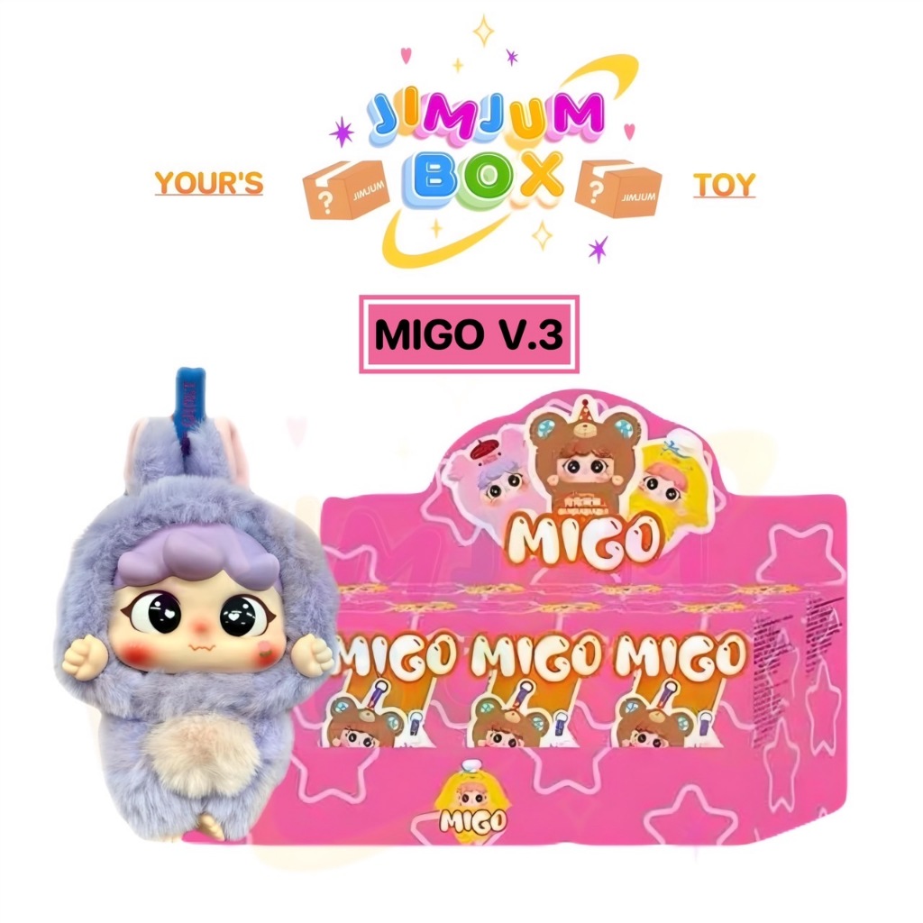 {พร้อมส่ง แบบจุ๊มจุ่ม} Migo V3 Animal party มิโกะ รุ่นเต็มตัว ลุ้นตา ...