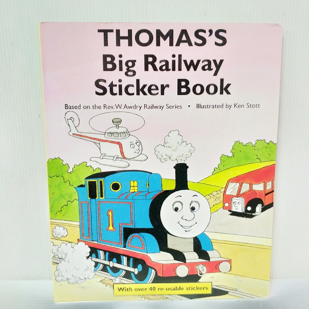 Thomas's big railway Sticker Book นิทานภาษาอังกฤษ มือสอง หนังสือโทมัส ...