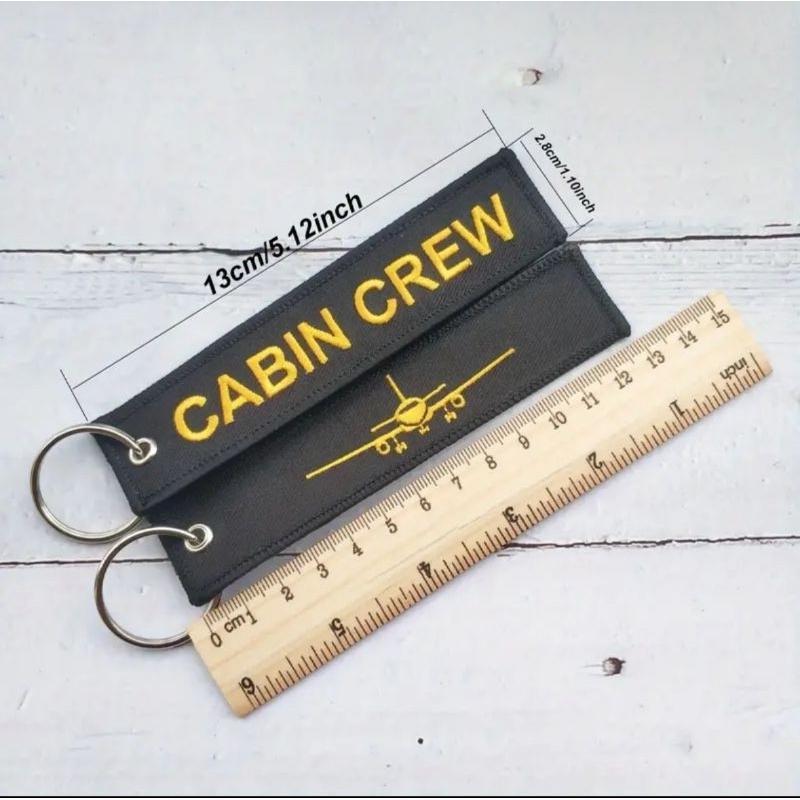 CABIN CREW KEYCHAIN พวงกุญแจพรีเมี่ยม สไตล์นักบิน ลูกเรือ สำหรับติด ...