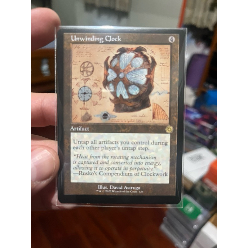 การ์ด MTG Unwinding Clock Artifact Magic the Gathering EDH รุ่น BRO สภาพ Ex-Nm | Shopee Thailand