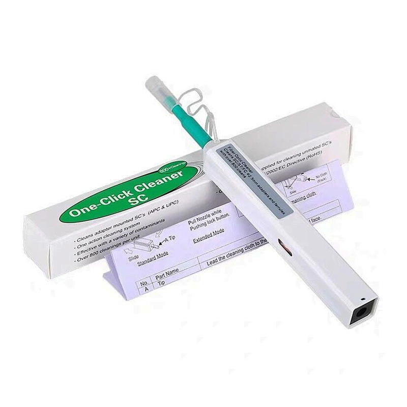 ปากกาทำความสะอาดไฟเบอร์ออปติก Fiber Optic Cleaner SC One Click Cleaner ...