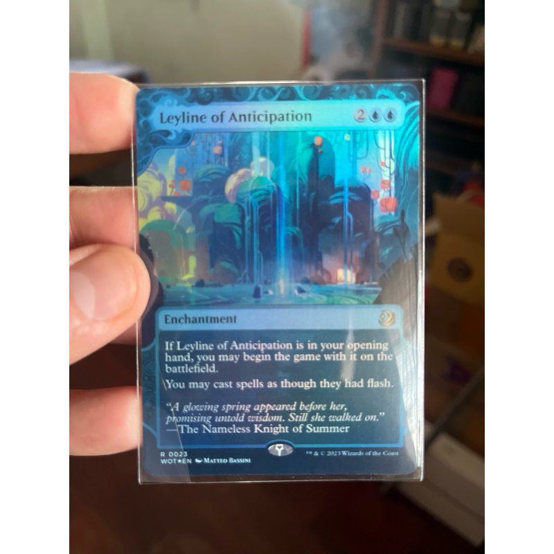 การ์ด MTG Leyline of Anticipation Foil Blue EDH Magic the Gathering ...