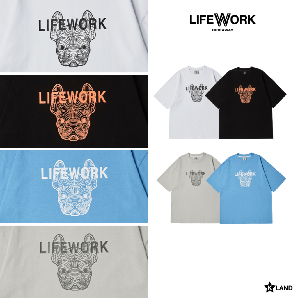 LIFEWORK EIGHTON SIGNATURE SHORT SLEEVE T-SHIRT เสื้อยืด แขนสั้น คอกลม (LWK24TS0002U) | Shopee ...