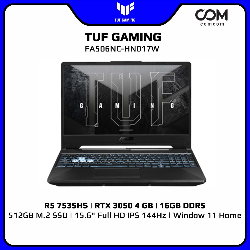 NOTEBOOK (โน้ตบุ๊ค) ASUS TUF GAMEING FA506NC-HN017W BY COMCOM | Shopee ...