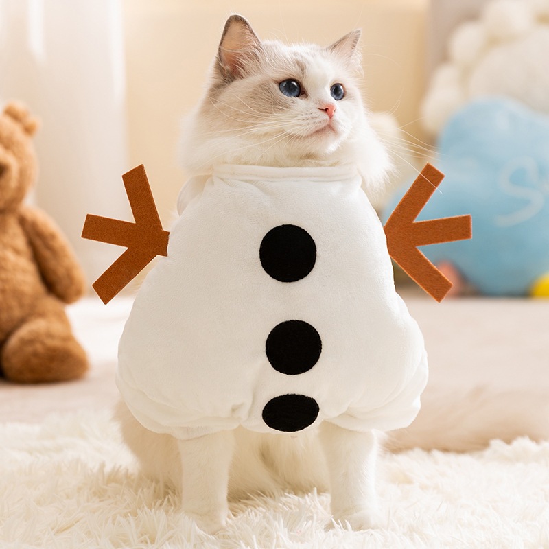 [🚚 พร้อมส่ง] ชุดสโนว์แมนสัตว์เลี้ยง Snowman Pet Costume ชุดคริสต์มาส ...