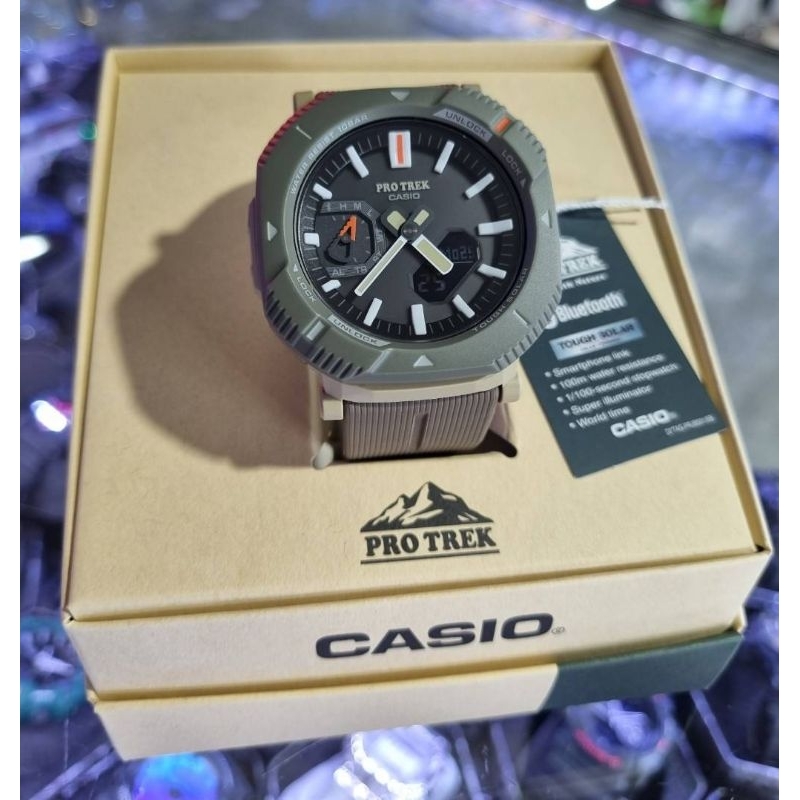 CASIO นาฬิกาข้อมือ PRO TREK รุ่น PRJ-B001-5DR แบตเตอรี่Tough Solar ...