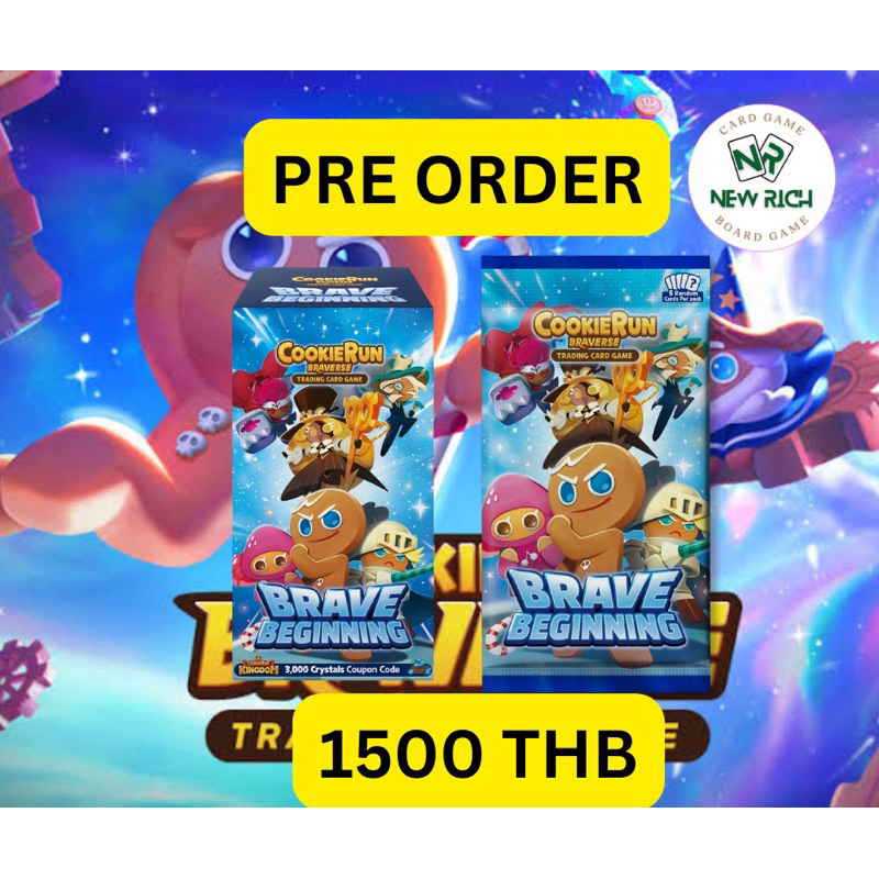 [Pre-Order] - Cookie Run Braverse TCG Eng version Starter Deck , Booster Box | Shopee Thailand