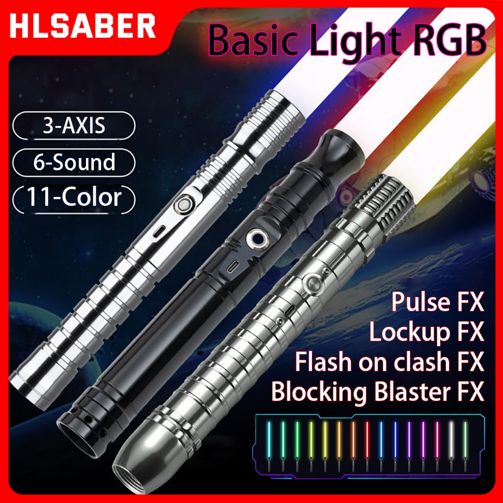 [ HLsaber ] ดาบ Lightsaber รุ่น Basic Light RGB / 6 Sound / 11 Color ...