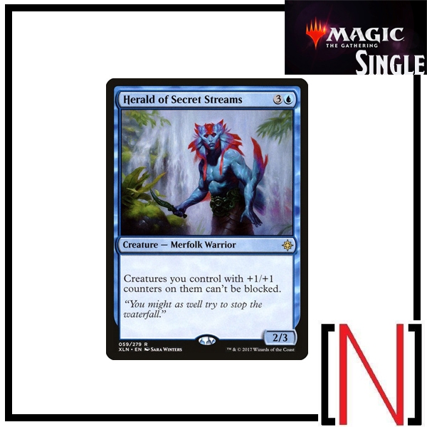 [MTG][Single][XLN] Herald of Secret Streams ระดับ Rare [ภาษาอังกฤษ ...