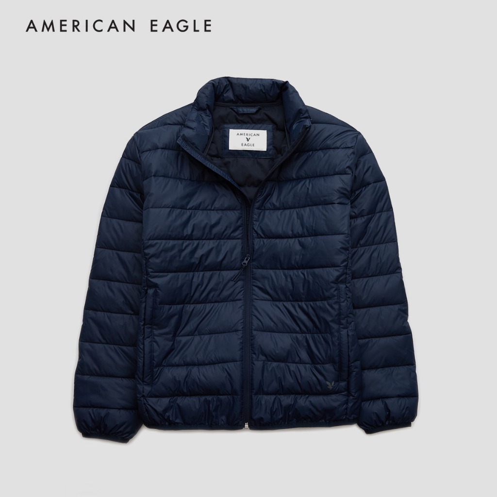 American Eagle Lightweight Puffer Jacket เสื้อแจ็คเก็ต ผู้ชาย (EMJK 010 ...