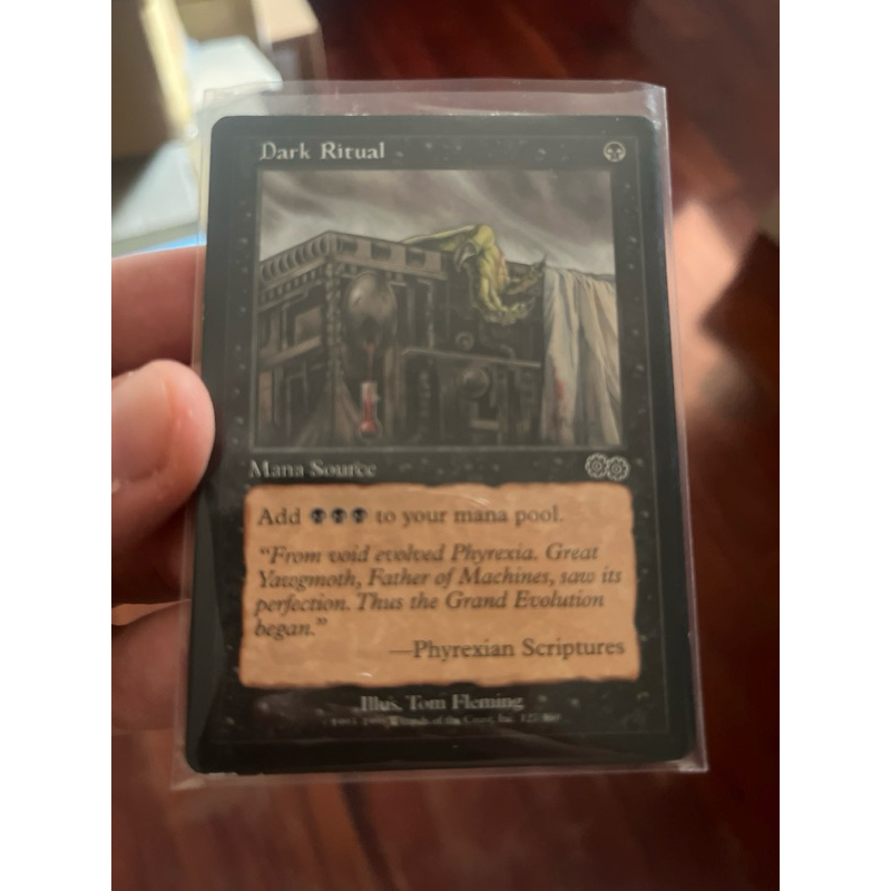 การ์ด MTG Dark Ritual Black Magic the gathering EDH สภาพ Ex-Vg | Shopee Thailand