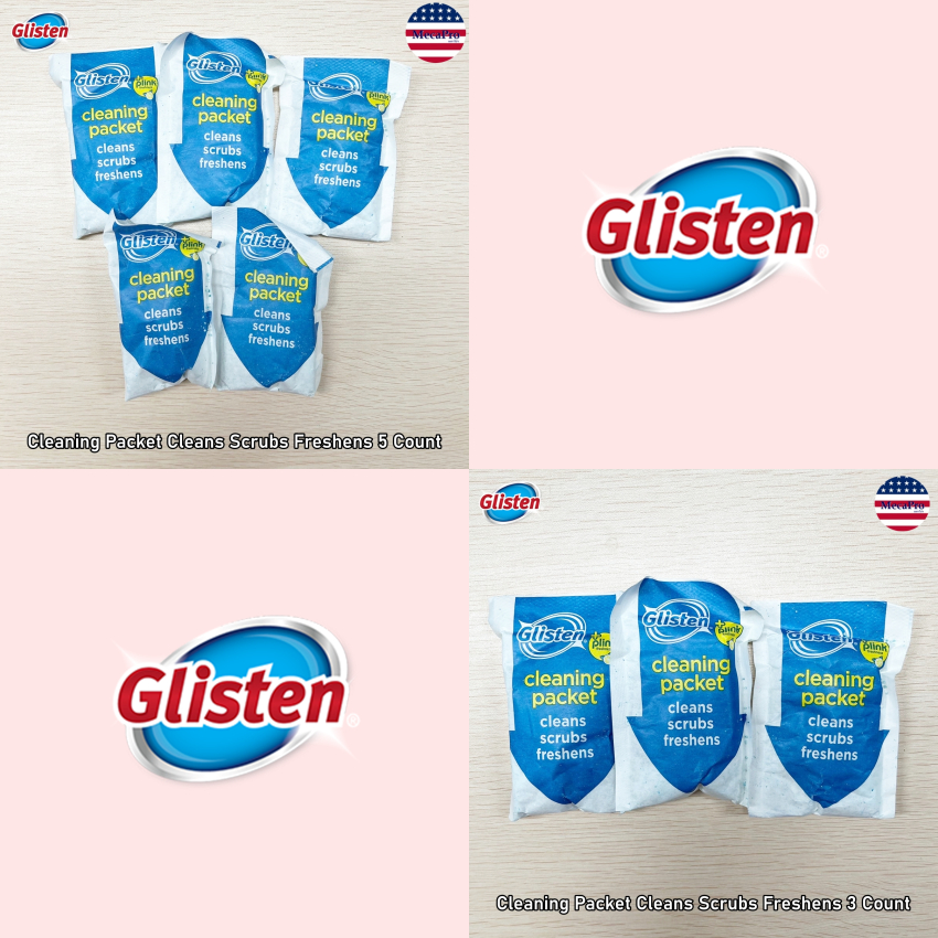 Glisten® Cleaning Packet Cleans Scrubs Freshens ผลิตภัณฑ์ทำความสะอาดท่อ ...