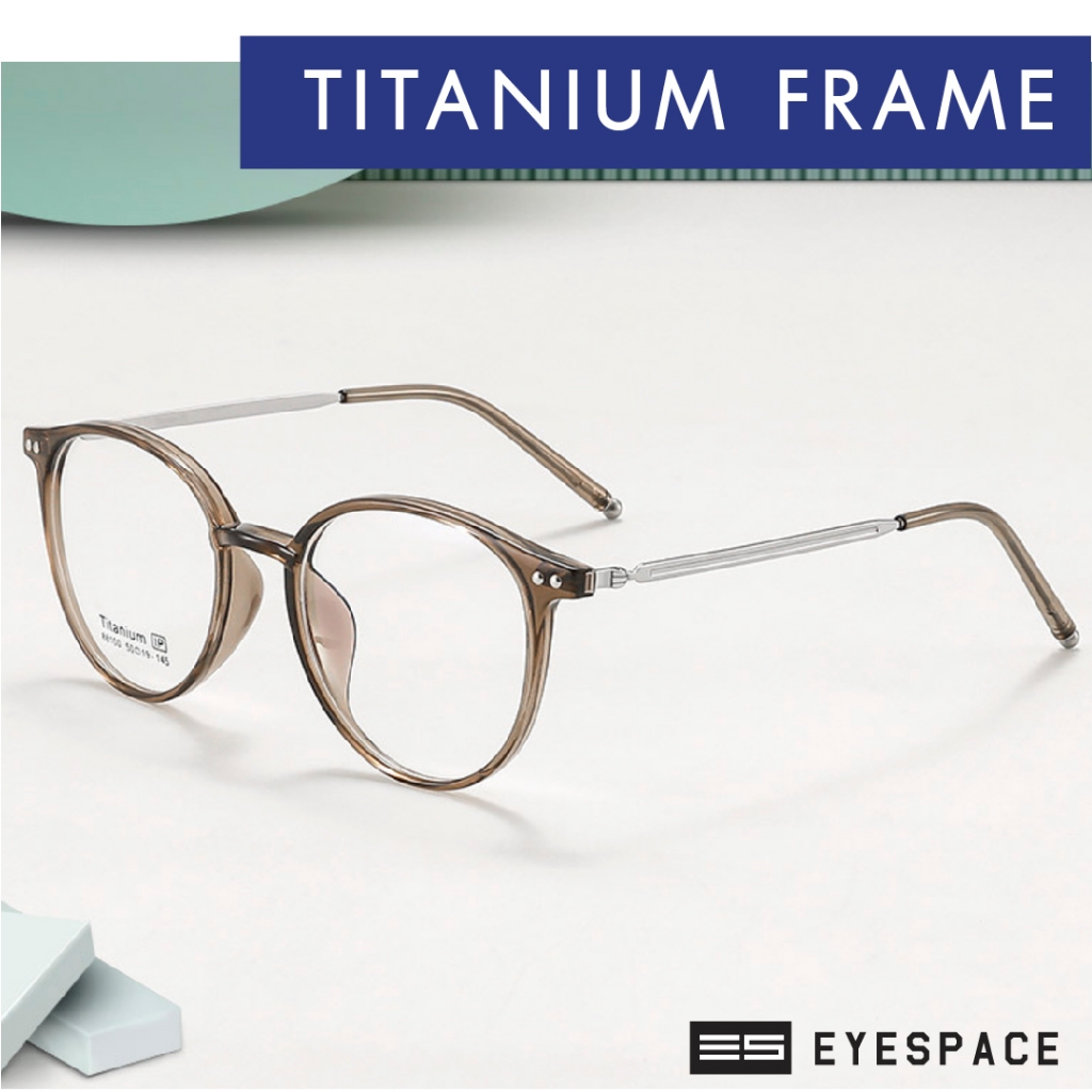 EYESPACE กรอบแว่น Titanium Flex ตัดเลนส์ตามค่าสายตา FT034 | Shopee Thailand