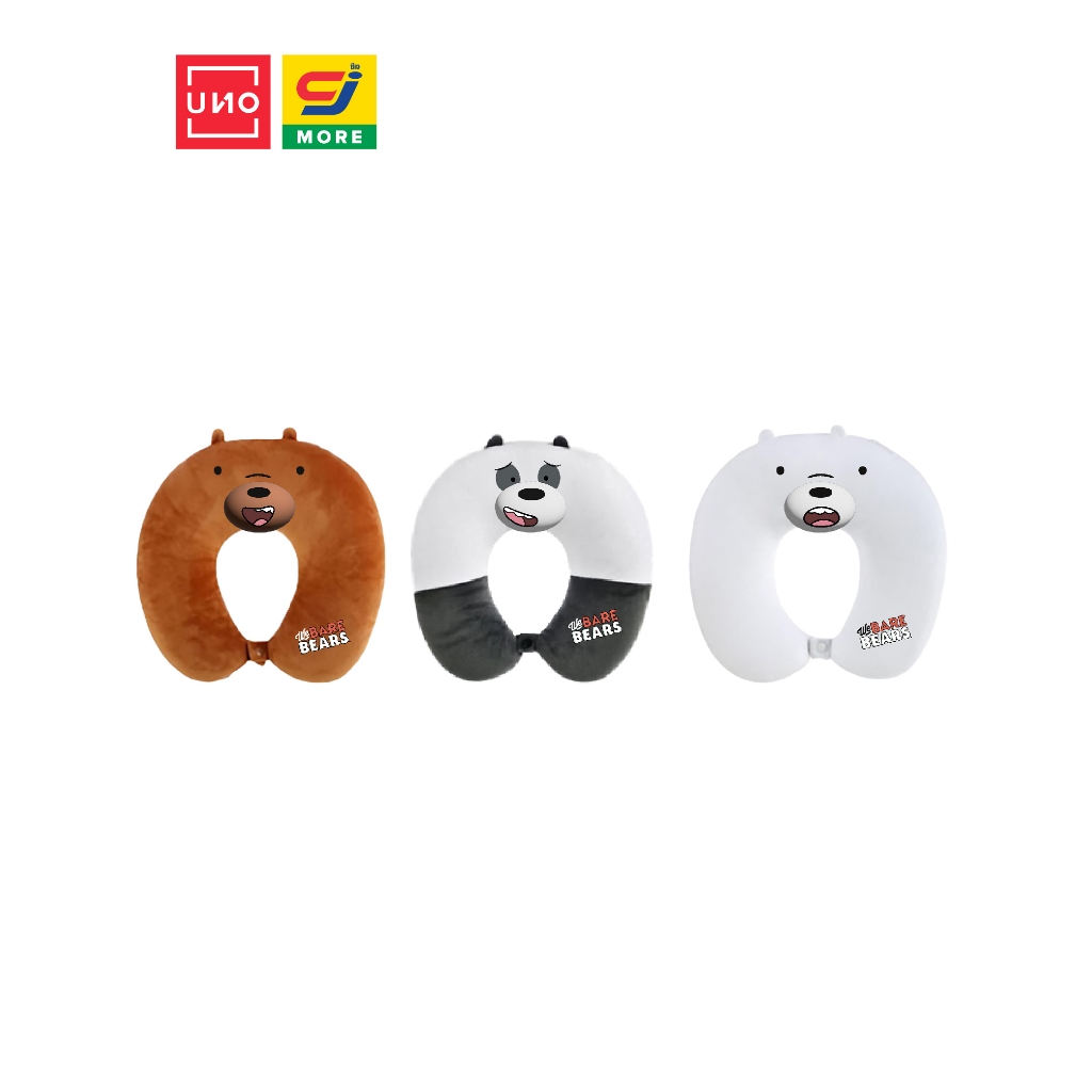 UNO หมอนรองคอ We Bare Bears ลิขสิทธิ์แท้ | Shopee Thailand