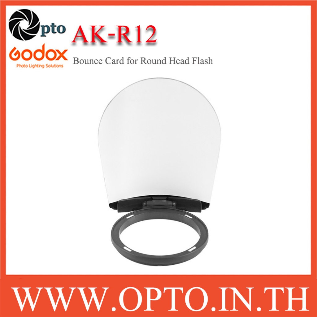 Godox AK-R12 Bounce Card for Round Head Flash Heads SABW for V1 AKR12 ...