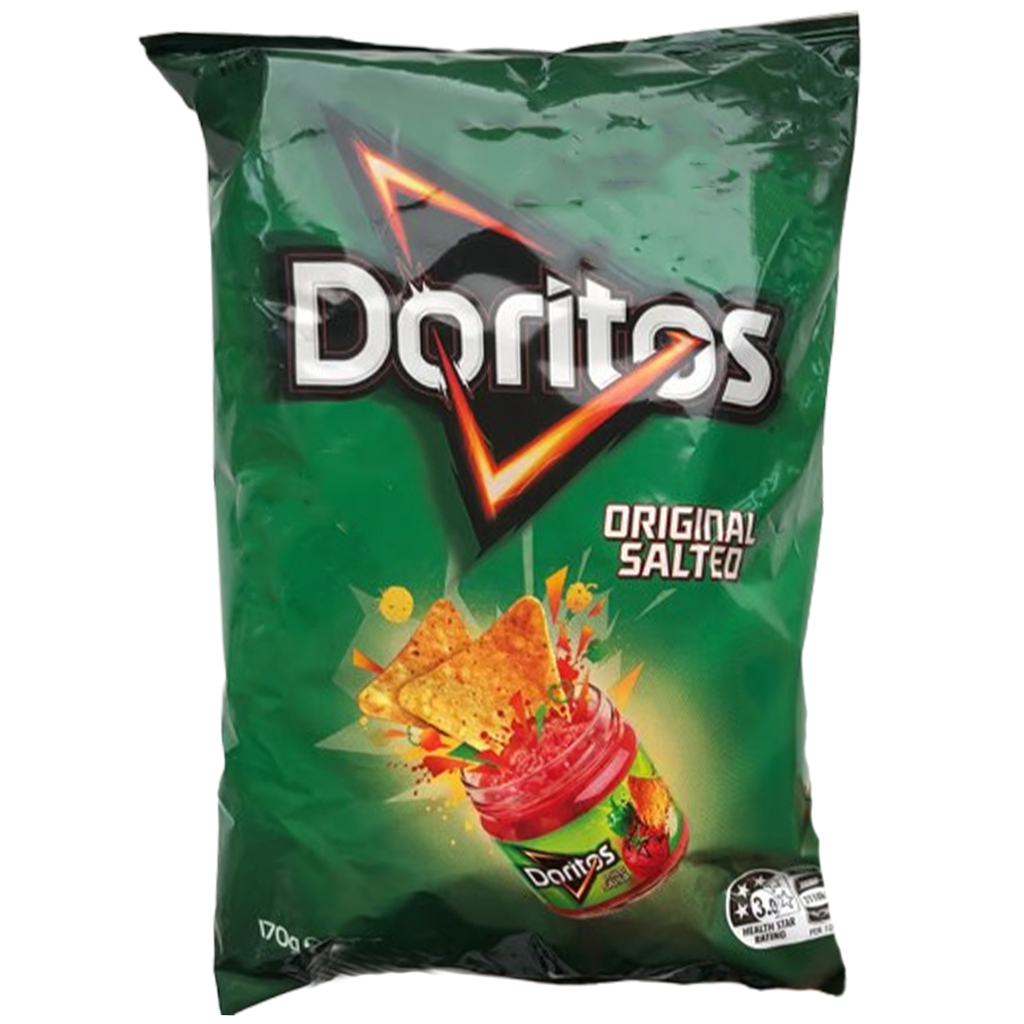 Doritos Original Salted Chips Green Color 170g โดริโทส ชิปส์ รสเค็ม ...