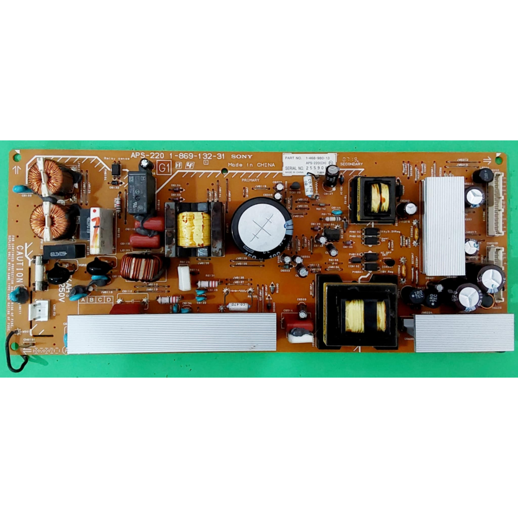 POWER SUPPLY SONY พาร์ท APS-220 1-869-132-31 ใช้กับรุ่น KLV-32S200A KLV-32V200A ของถอดแท้ มีรับ ...
