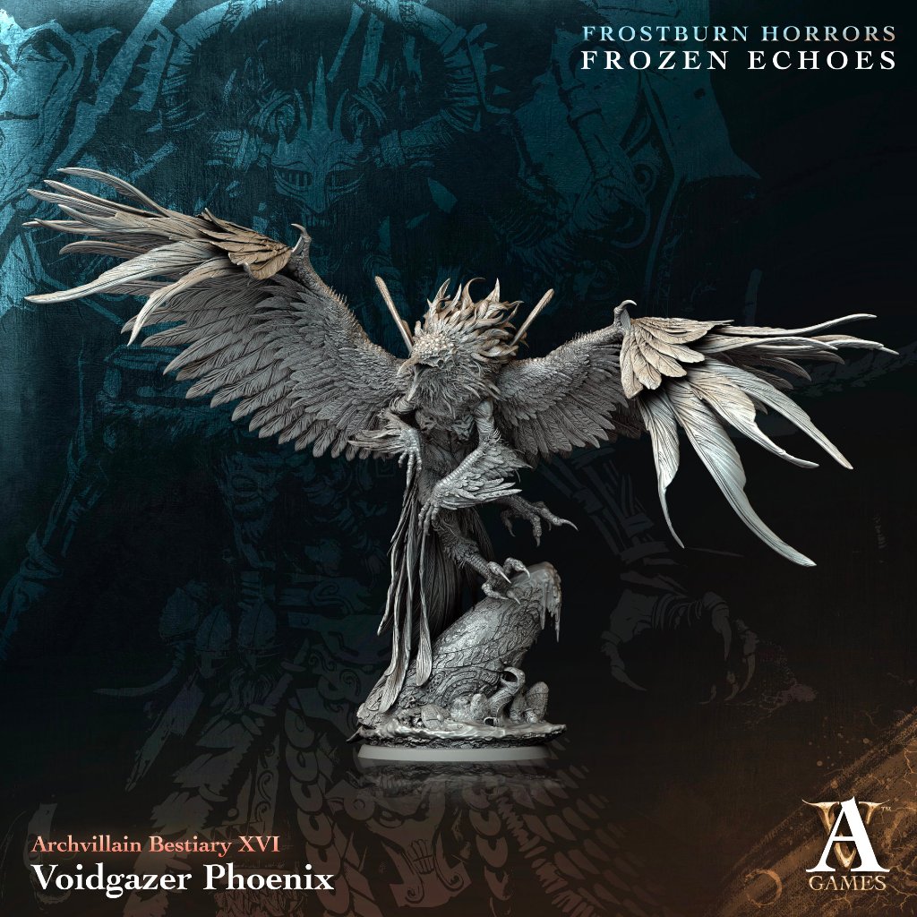 [Frostburn Horrors - Frozen Echoes] - Voidgazer Phoenix - โมเดลสำหรับ ...