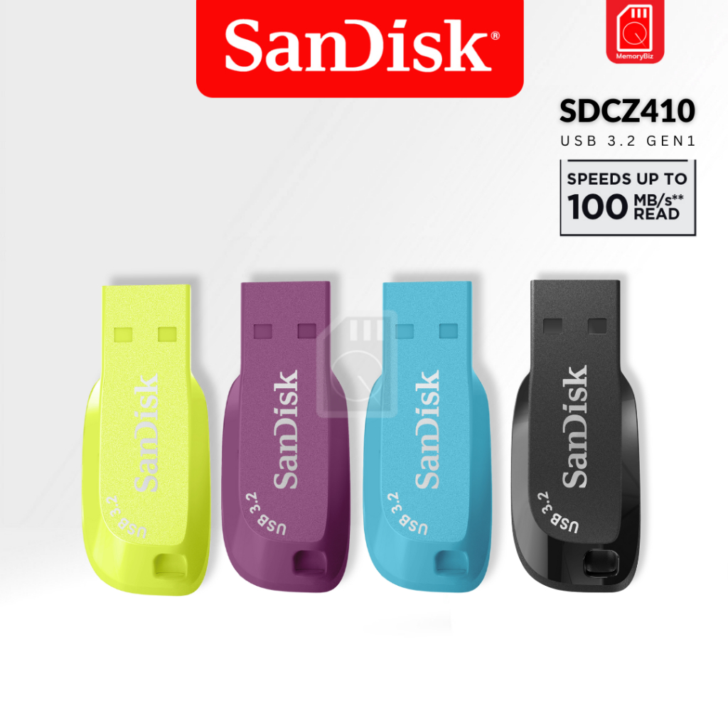 SanDisk Ultra Shift USB 3.2 Gen1 (SDCZ410) 32GB 64GB 128GB 256GB ...