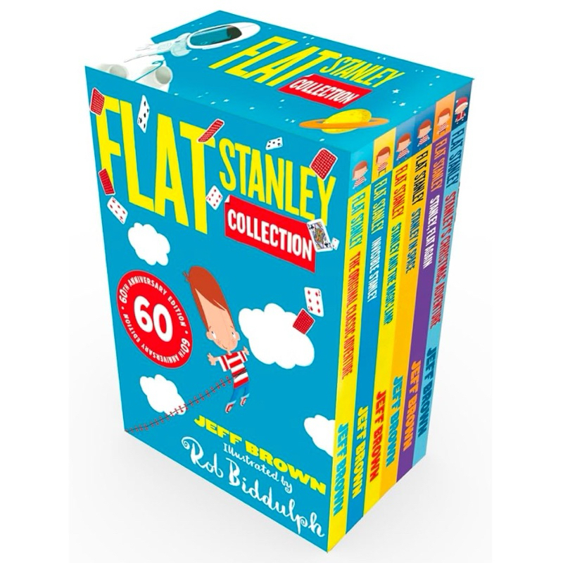 Flat Stanley 60th Anniversary Six-Book Box Set (Flat Stanley) By Jeff ...