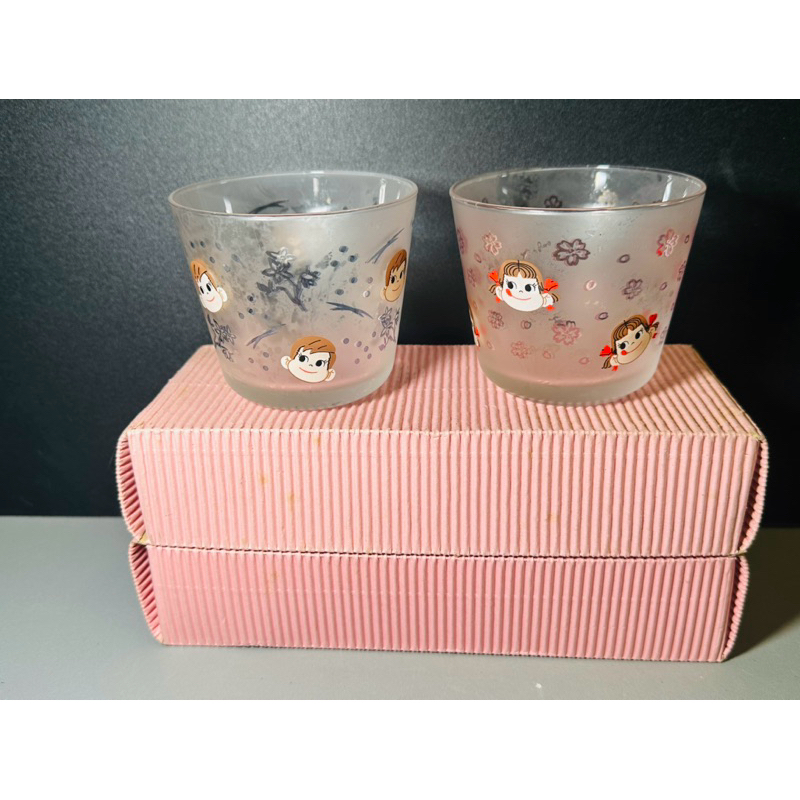 แก้วน้ำ Peko Poko Chan Glass Set Fujiya 1กล่องมี2ใบ จากญี่ปุ่น | Shopee Thailand