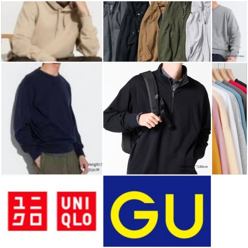 เสื้อกันหนาว สเวตเตอร์ฮู้ด คอกลม มือสอง Uniqlo GU ล้วน แบรนด์แท้ทุกตัว | Shopee Thailand