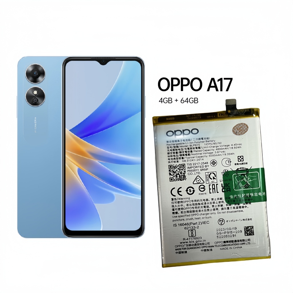 แบต Oppo A17 a17k blp915 แบตเตอรี BATTERY OPPO A17 A17K BLP915 5000mAh ...