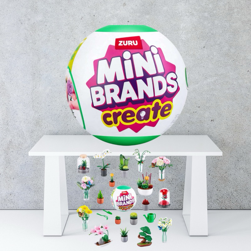 Mini Brands Create ZURU Garden Capsule, Mini Botanical Collectibles ...