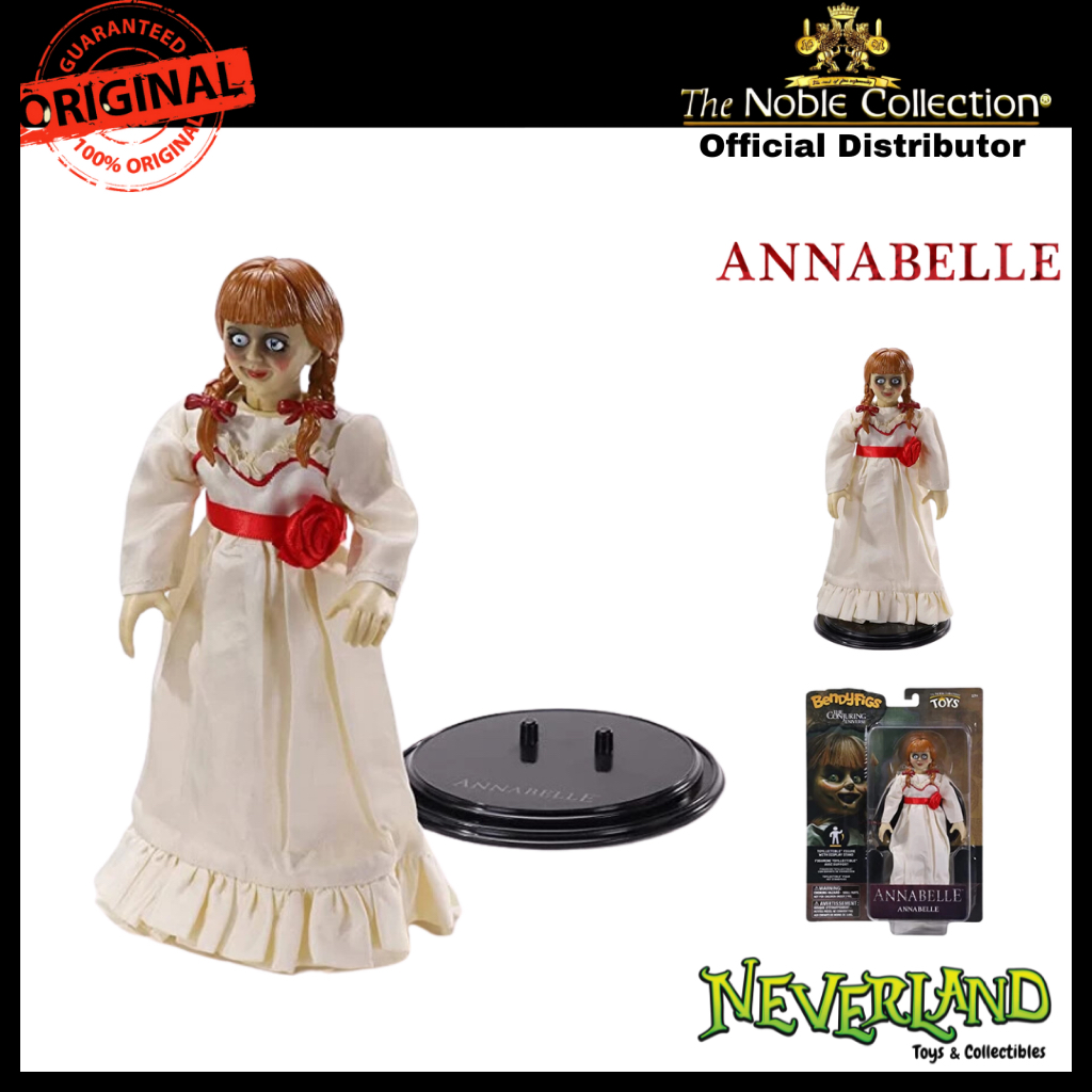 The Conjuring Annabelle Bendyfig Action Figure Noble Collection***glue ...