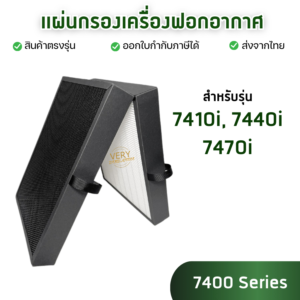 แผ่นกรองอากาศ Blueair รุ่น 7410i 7440i 7470i สำหรับเครื่องฟอกอากาศ บลู ...